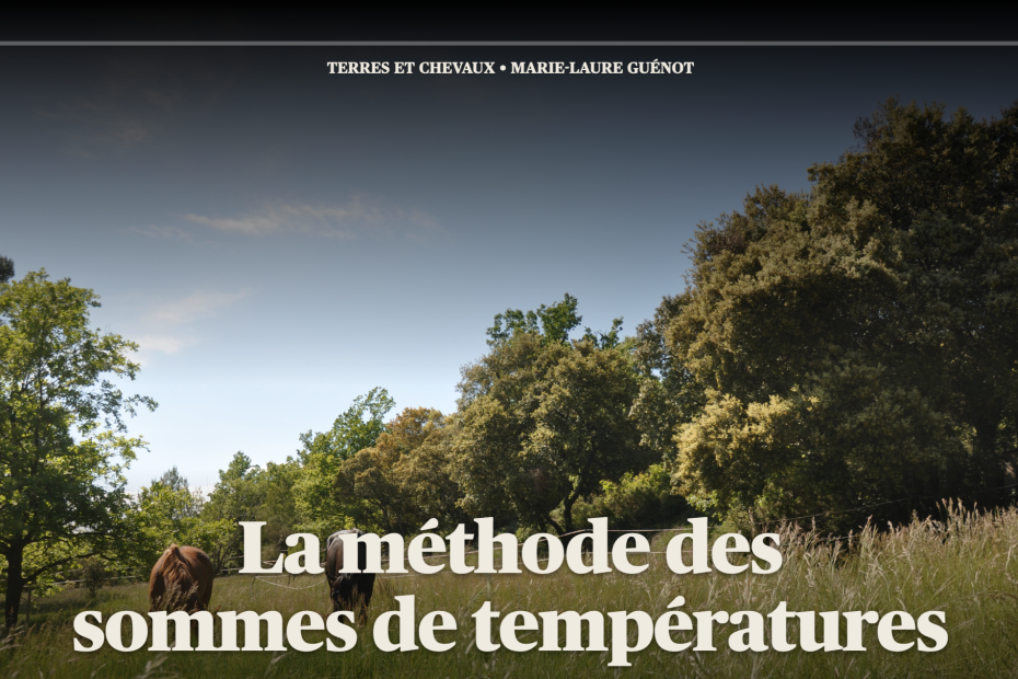 Pâturage : La méthode des sommes de température – Boutique en ligne de ...